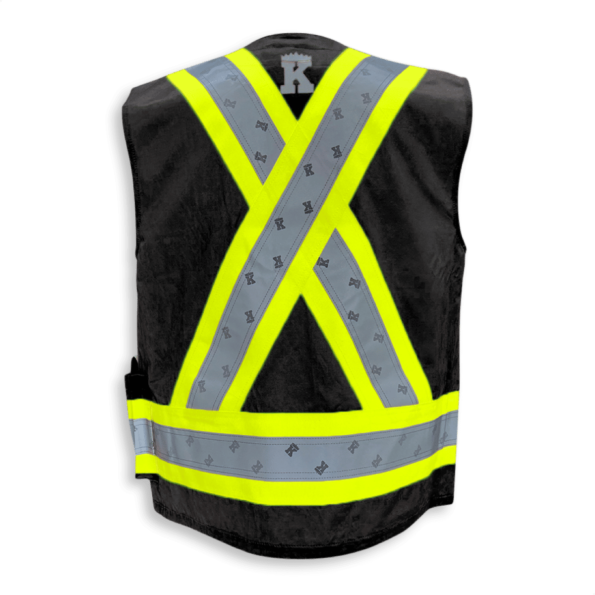 Custom Big K Poly Cotton Supervisor Safety Vest - Coastal Reign