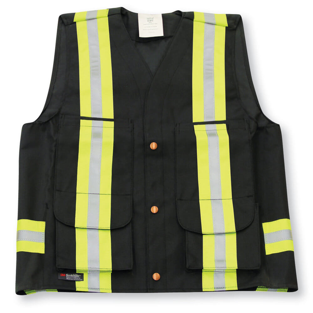 Custom Big K Poly Cotton Supervisor Safety Vest - Coastal Reign