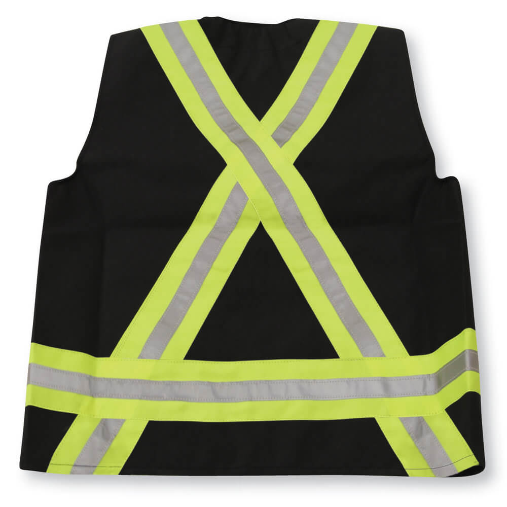 Custom Big K Poly Cotton Supervisor Safety Vest - Coastal Reign