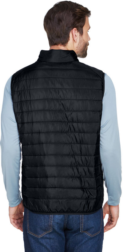 Custom Core 365 Men's Prevail Packable Puffer Vest - Coastal Reign