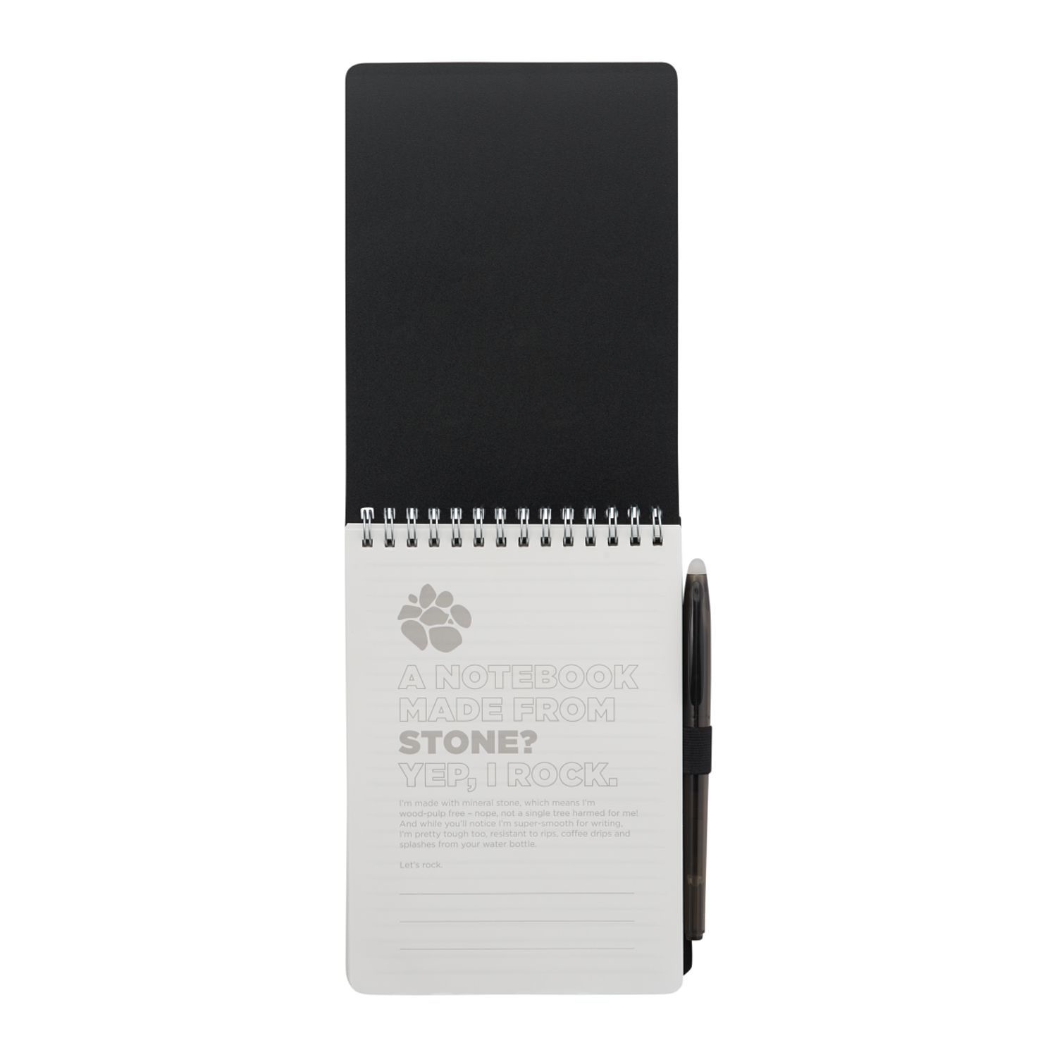 Custom 5” x 7” Mineral Stone Field Reporter Notebook with Pen - Coastal ...