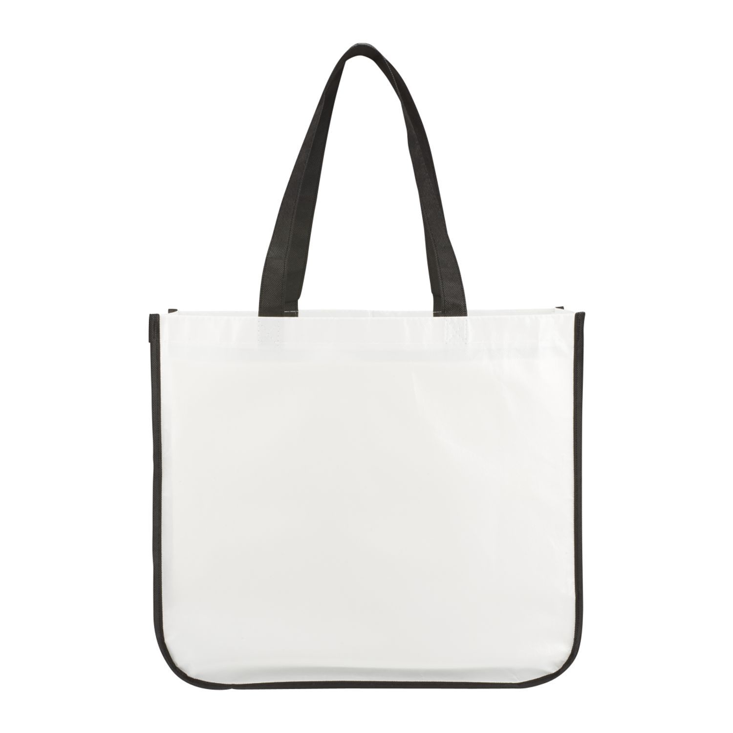 Custom Gloss Laminated Non Woven Shopper Tote - Coastal Reign