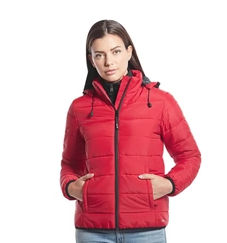 Custom CX2 Glacial Ladies Puffy Jacket with Detachable Hood - Coastal Reign