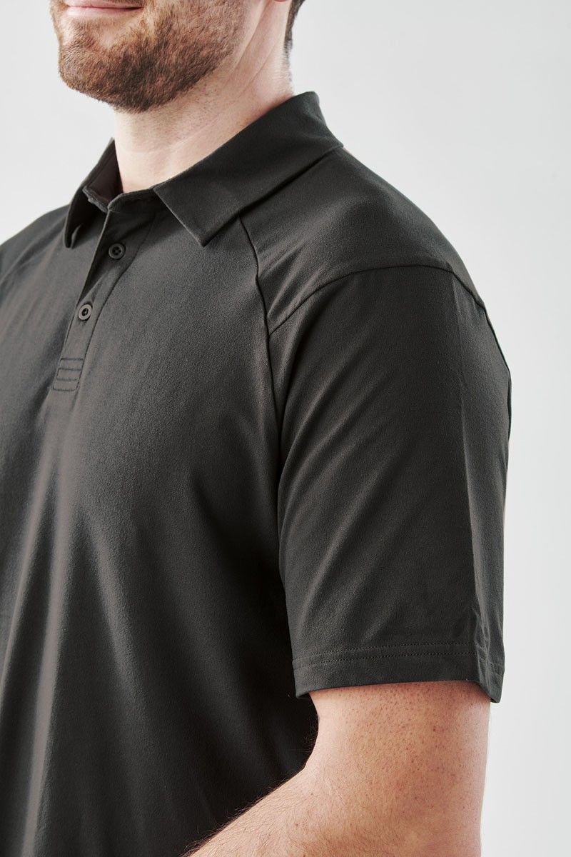 Custom Stormtech Men's Camino Performance Short Sleeve Polo - Coastal Reign